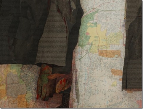 OLTRE IL MURO: ARTE e FOTOGRAFIA: MAP COLLAGES BY MATTHEW CUSICK
